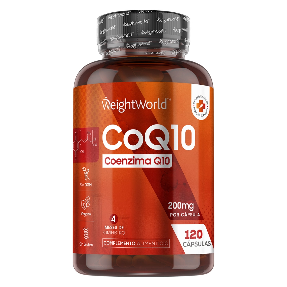Coenzima Q10 | 200 mg 120 Cápsulas | Para Defensas y Energía