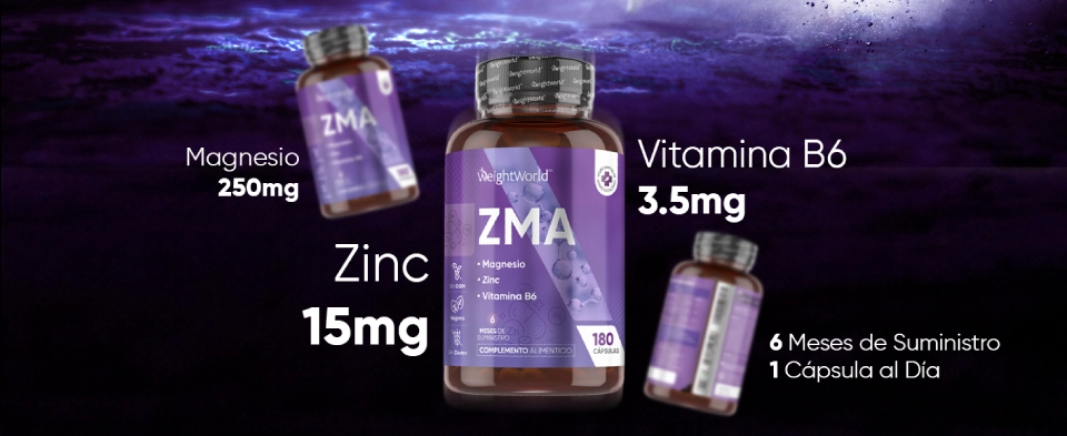 Cápsulas de ZMA - Comprar ZMA Suplemento Deportivo Online